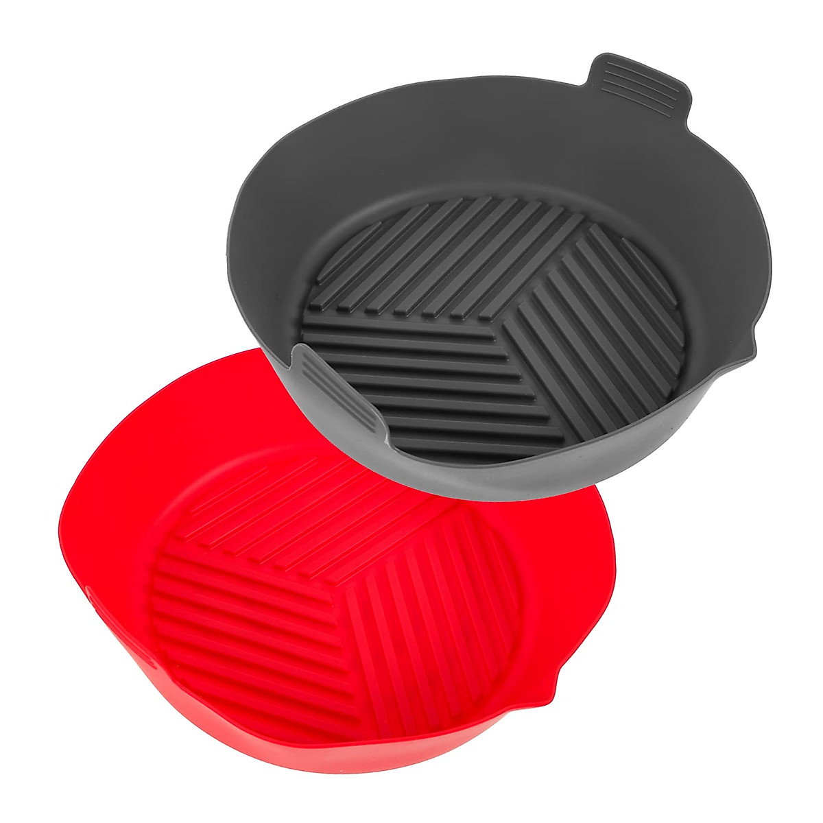 Holibanna 4 Pcs Silicone pad for air Fryer Silicone Trivet Rack Lifter air Fryer Baking Tray Steamer Trivet Silicone Steamer Lifter Silicone Baking Liner bakeware Suspenders