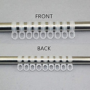 MinLia 20pcs Wind-Proof Hanger Hook, Wardrobe Accessory Drying Rack, Anti Slip Laundry Drying Wind Hanging Buckle Hook Clip(for 29-34mm Tube)