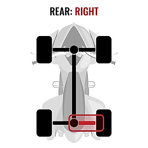 Sixity XTA Rear Right Axle compatible with Polaris ACE 500 570 EPS RZR LE Trail Premium Sportsman SP 2014-2021