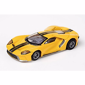 AFX/Racemasters Ford GT - Triple Yellow AFX22029 HO Slot Racing Cars
