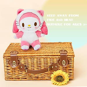 Adorable 10-Inch Plush Toys - Soft and Cuddly Cartoon Animal Pillow Doll - Perfect for Kids' Room Décor, Birthday Gifts, and Party Favors - Cute Stuffed Figure for Girls and Fans (Blue)