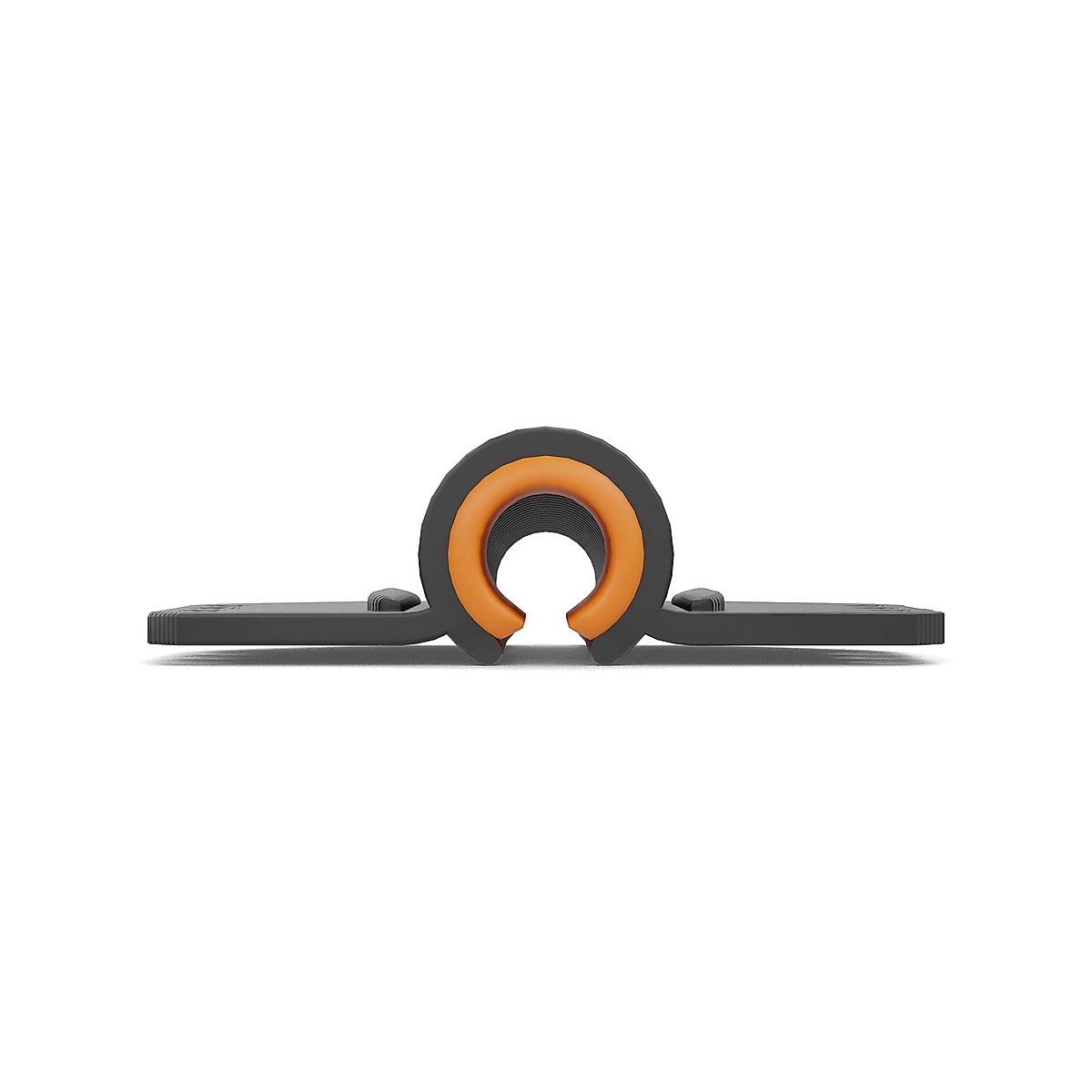 Isolate IT Lavalier Microphone Isolation Shield System with Sorbothane (Compatible with Rode SmartLav+, Black/Orange)