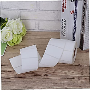 Ciieeo 3pcs Thermal Sticker Labels Thermal Sticker Paper Thermal Paper Labels Shipping Supplies Printable Tags Blank Sticker Printer Clear Sticker Paper White Labeling Heat Sensitive 4X