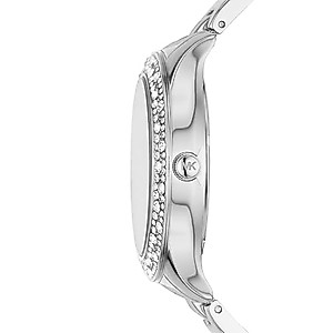 Michael Kors Liliane Three-Hand Silver-Tone Stainless Steel Women's Watch (Model: MK4556)