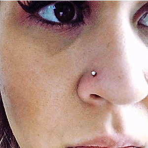 XUKEKOY 2 Pack Safety Self Piercing Gun Kit with Stud for Ear Nose, Painless (White)