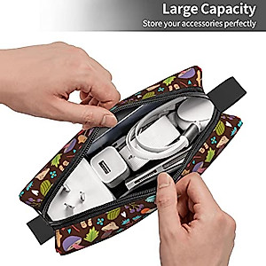 Colorful Mushroom Fashionable Pencil/Pen Case, Portable Stationery With Zipper For Teenage Men Women, Pencil Pouch Cosmetic Storage Bag