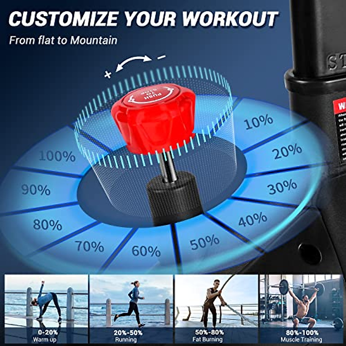 Exercise Bike, DMASUN Magnetic Resistance Pro Indoor Cycling Bike 350lbs Weight Capacity Stationary Bike, Comfortable Seat Cushion, Multi - grips Handlebar, Heavy Flywheel Upgraded Version