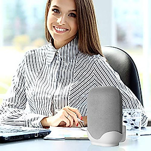 VOMA Speaker Wall Mount Shelf Compatible with Google Nest Audio, Wall Stand Accessories, Quick and Easy Installation, Space Saving, No Drilling Holes, Fully ABS Constructions White
