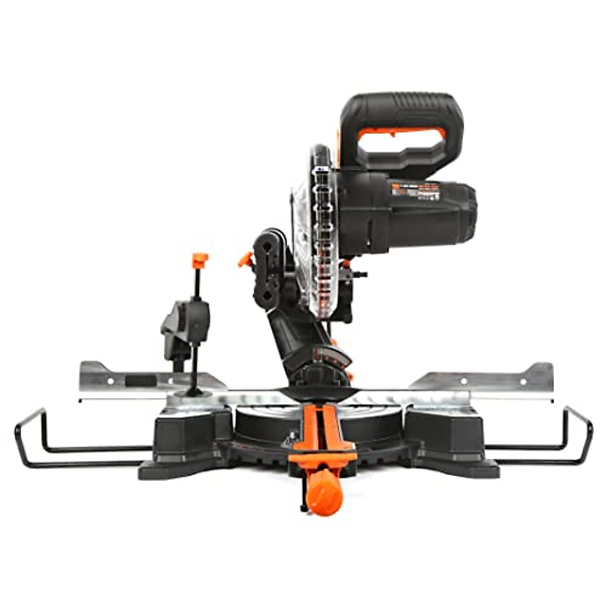 WEN MM0713 9.5-Amp 7.25-Inch Single Bevel Compact Sliding Compound Miter Saw with LED Cutline Guide, Black