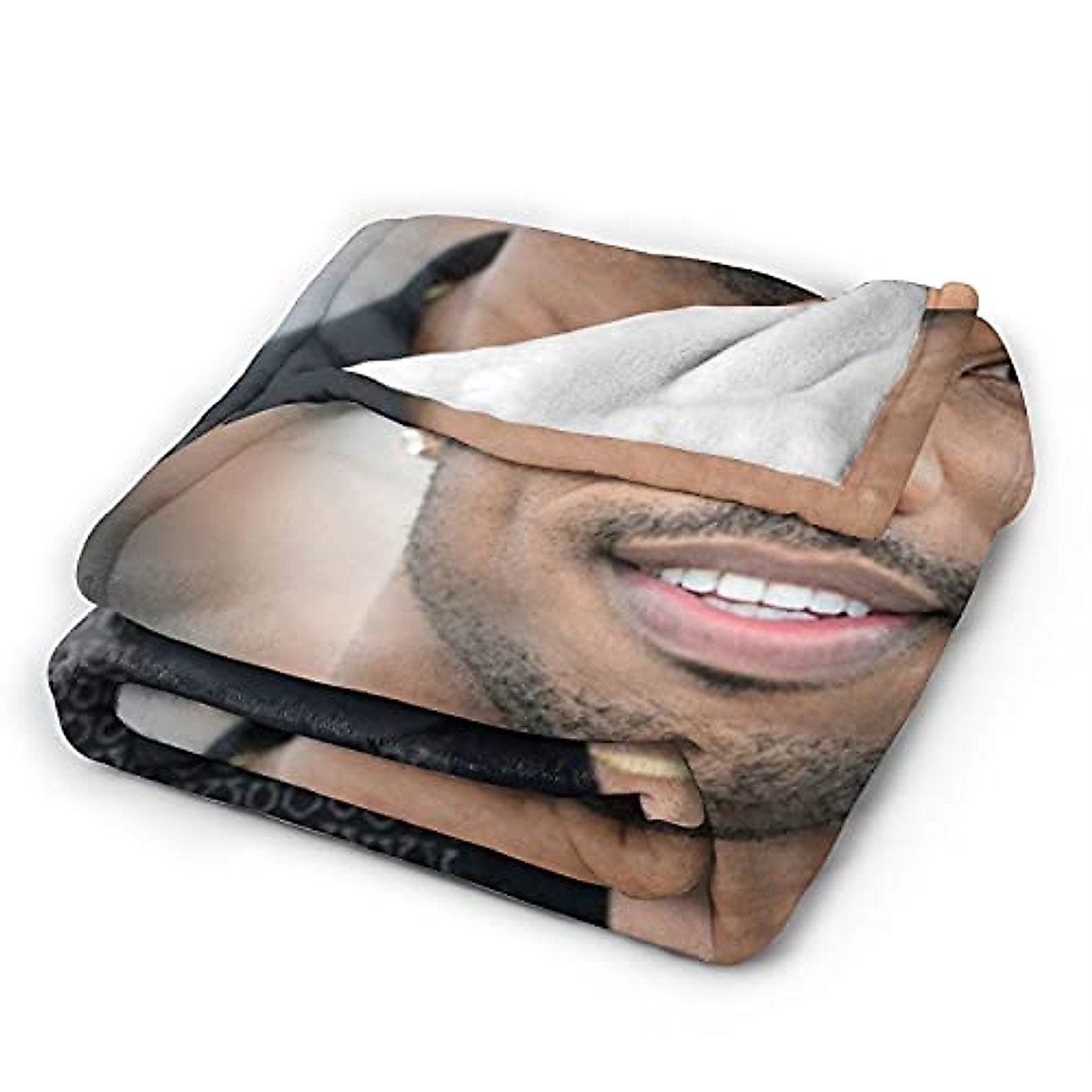 Michael B. Jordan Fleece Flannel Lightweight Air Conditioning Throw Blanket Super Soft, Fluffy, Warm, Cozy, Plush, Fuzzy, Thick, for Couch, Sofa, Living Room or Bed 50"x40"