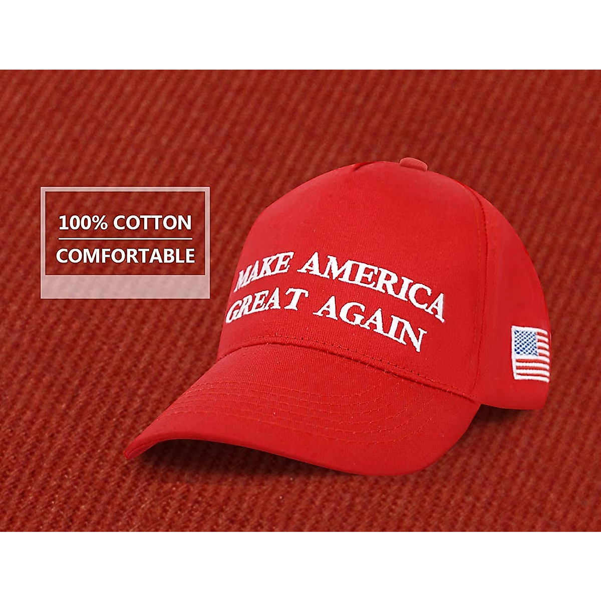 DISHIXIAO Make America Great Again Adjustable Baseball Caps, Unisex Snapback Sports Hat