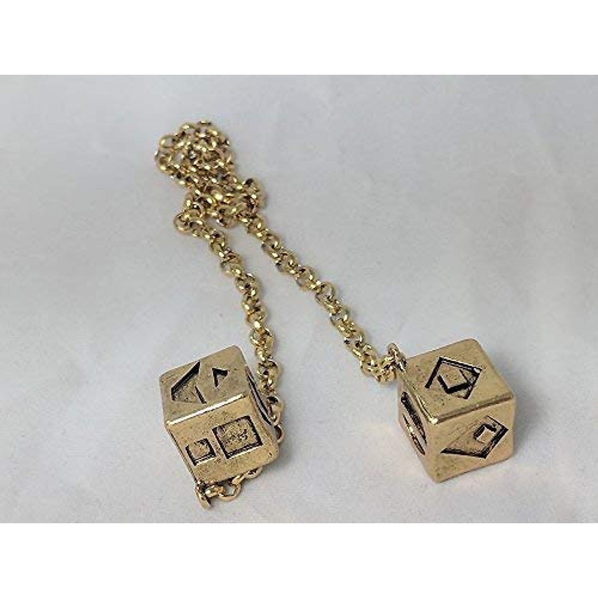 Antiqued Weathered Metal Han Solo Smuggler's Dice with box