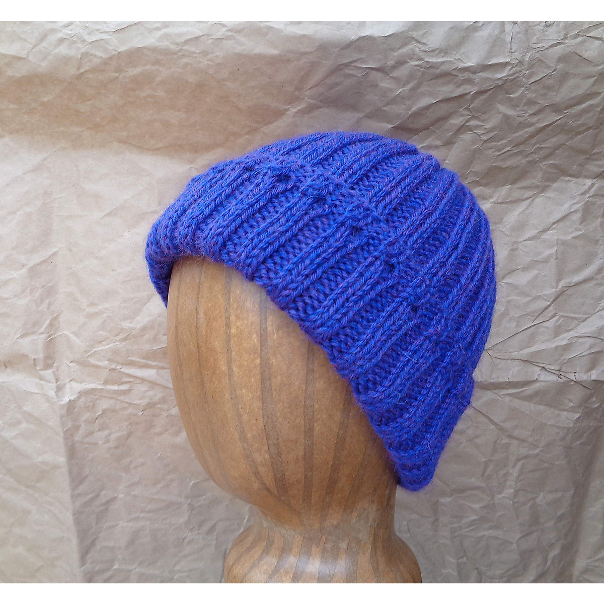 Women's Knit Hat, Pure Wool, Watch Cap Beanie, Teen Girls Warm Cap