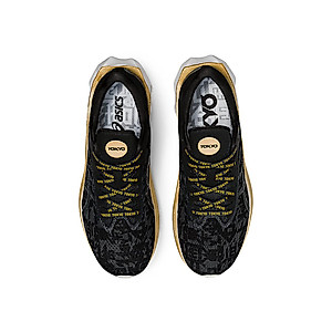 ASICS Women's Novablast Running Shoes, 9.5, Black/Graphite Grey