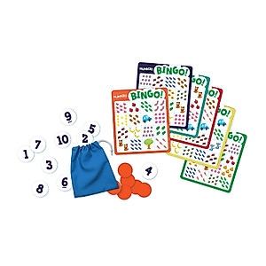 Peaceable Kingdom Numbers Bingo - Counting and Number Recognition Game for Kids Ages 4 Years and Up