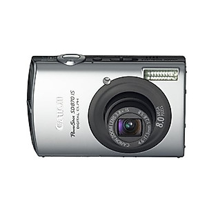 Canon PowerShot SD870IS 8MP Digital Camera with 3.8x Wide Angle Optical Image Stabilized Zoom (Black)