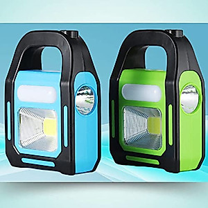 Portable Lamp, Portable Work Lamp, Solar Energy, USB, Emergency Charging, Outdoor Rain Proof Camping Strong Light for Household and Outdoor