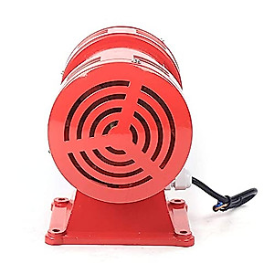 Industrial Siren S-490 Electric Siren 110V Industrial Air Raid Horn Warning Loud 400w 140db Air Raid Sound Siren Alarm Industrial Electric Motor Driven Alarm for Industrial Ships Mines