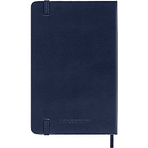 Moleskine 2023 Weekly Notebook Planner, 18M, Pocket, Sapphire Blue, Hard Cover (3.5 x 5.5)