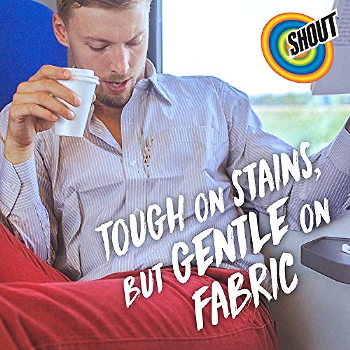 Shout Wipe and Go Instant Stain Remover, for On-the-Go Laundry Stains, 12 Count - Pack of 12 (144 Total Wipes)