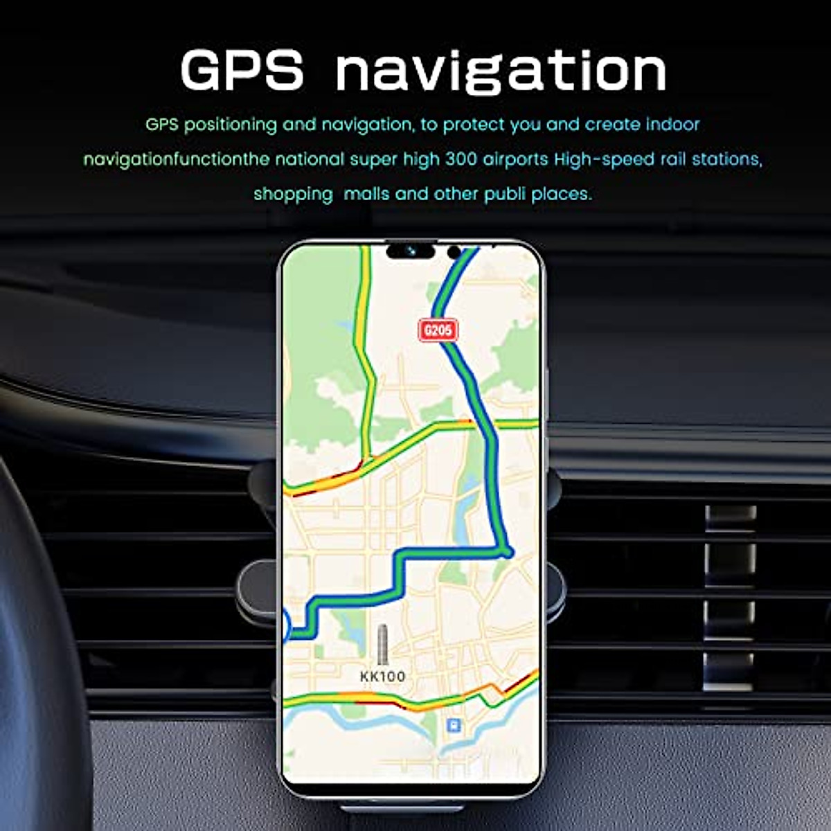 I14ProMax Smartphone, Unlocked Cell Phone for Androids, 6.1in 3G Network Dual SIM Cards, 4GB 32GB Storage, MTK6580A Quad Core CPU, 5MP 8MP Camera, 2G 5G WiFi GPS Bluetooth5.0