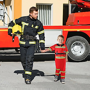 Jeowoqao Dress up Clothes for Little Boys Girls, Kids Dress Up Pretend Play Costumes,Police, Firefighters,Racers,Astronauts Costume for Toddler Age 3-6 Years Play Gift