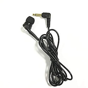 LINHUIPAD K2 Single-Side Earphone Economical Mono Earbuds in Ear Noise Isolating Headphone,3.5mm Plug Reinforced Cord Compatible Android Smartphones MP3 Players