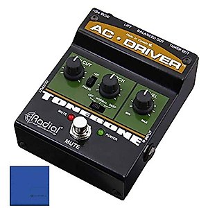 Radial Engineering Tonebone AC Driver Acoustic Instrument Preamp and Direct Box with Microfiber and Free EverythingMusic 1 Year Extended Warranty