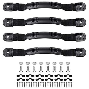 4PCS Kayak Carry Handles, Canoe Boat Side Mount Carry Handles with Screws for Ocean Kayak Emotion Kayaks Luggage Outdoor Sport Canoe Boat Kayak
