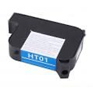 Hilitand 42ML 12.7MM Handheld Inkjet Printer Ink Cartridge Smoothly Ink Output Inkjet Printer Cartridge for Ink Cartridge Replacement (Blue)
