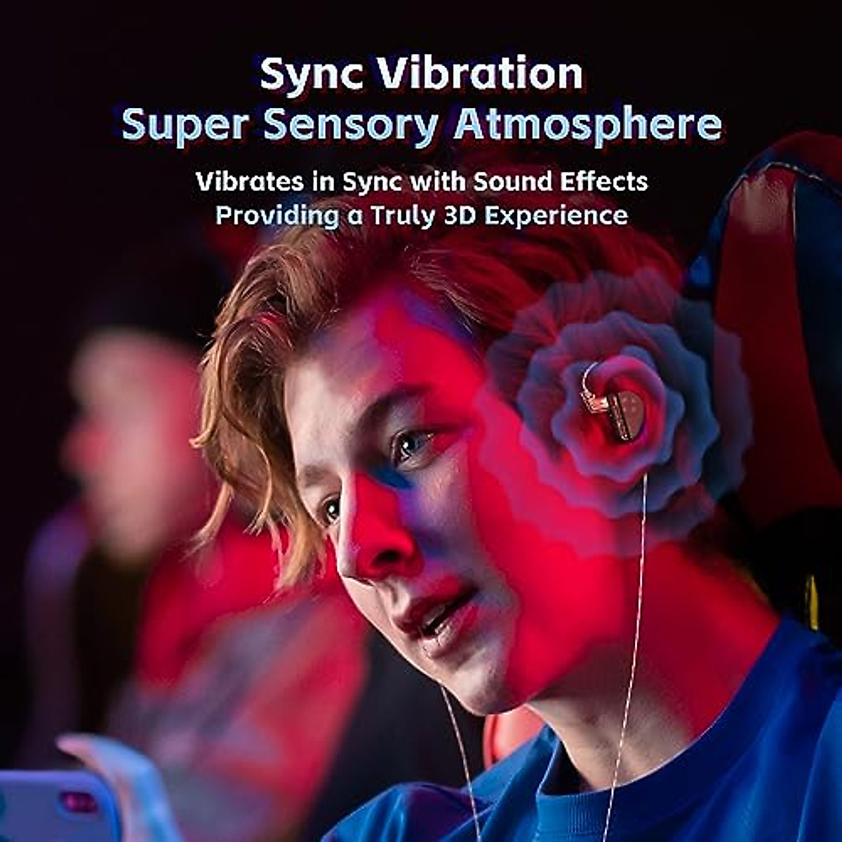 Linsoul CVJ Konoka 1 Vibrating Driver+ 1 DD +1 BA Triple Hybrid Driver in Ear Earphones with 4 Acoustic Modes, Detachable Oxygen-Free Copper 2 Pin Cable for Musician Audiophile (Without Mic, Black)