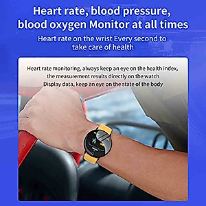Smart Watch Answer/Make Calls, 119S Fashion Smart Sports Watches Slim Waterproof, Smartwatch That Can Call and Text, Android Smart Watch for iPhone Compatible, Heart Rate/Sleep Monitor Watch