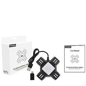 WYTR KX Conversion Box Professional Keyboard Mouse Adapter Controller Converter Adapter for Switch for Ps4 Pro