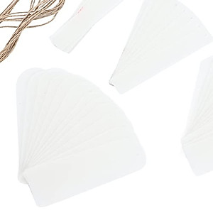 Mothinessto Blank Bookmarks, Waterproof Handcraft High Transparency Rectangle Clear Bookmark for Luggage Tag