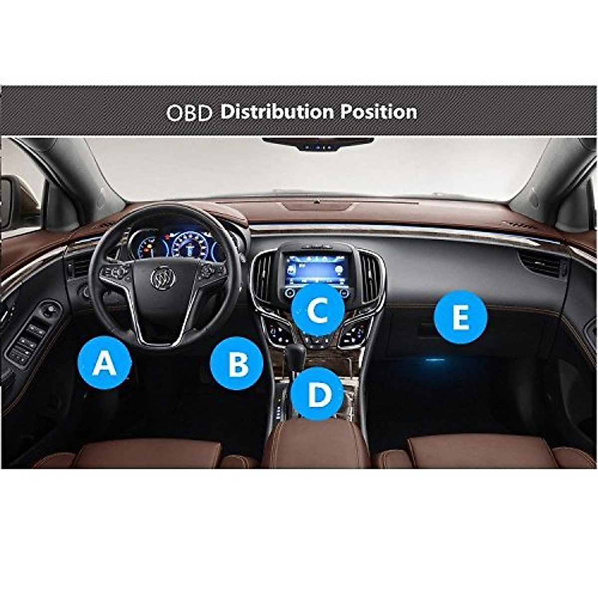 REARMASTER Universal OBD Power Cable for Dash Camera,24 Hours Surveillance/Acc Mode with Switch Button(Micro USB Port)