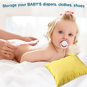 Woanger 10 Pcs Wet Dry Bags for Baby Cloth Diapers Waterproof Reusable Wet Bags with Two Zippered Pockets Travel Laundry Bag for Swimsuit Beach Pool Daycare Yoga Gym Dirty Wet Clothes, 10 Colors