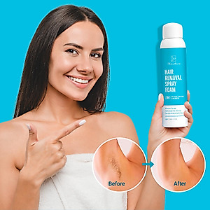 Hair Removal Spray Foam, Hair Removal Cream for Women and Men, Hair Removal Cream for Pubic Hair, Bikini Hair Removal Cream, Depilatory Cream, Body Cream for Hair Removal, Hair Removal Cream for Women