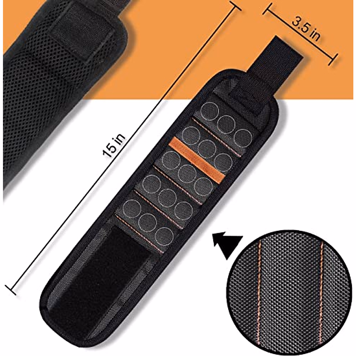 Magnetic Wristband Mens Gifts for Birthday Father's day Christmas, Unique Tool for Holding Screws Gadgets Gift for Dad, Husband, Boyfriend, Handyman mechanics