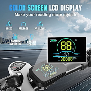 ANCHEER 27.5'' Electric Bike 500W(Peak 750W) Electric Mountain Bike, 55 Miles Range & 22 MPH, 3H Fast Charge, 48V/10.4Ah Removable Battery, Electric Bike for Adult 21 Speed (Hummer, Blue)