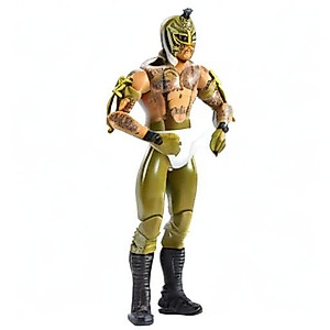 WWE Basic Rey Mysterio Action Figure, Posable 6-inch Collectible for Ages 6 Years Old & Up, Series # 127