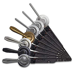 Korky 6081BP Strongarm Tank Lever Universal to Fit Front Angled Side Left and Right Mount Toilets, Oil-Rubbed Bronze, Faucet Style