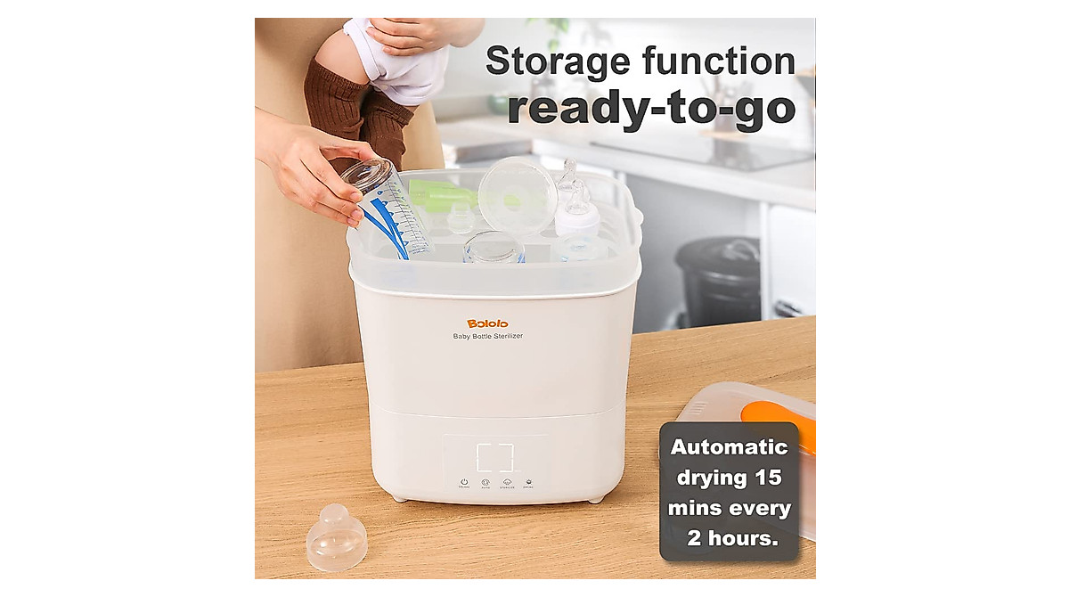 Bololo Baby Bottle Sterilizer - Fast & Efficient Cleaning