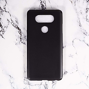 Shantime LG V20 H990DS Case, Scratch Resistant Soft TPU Back Cover Shockproof Silicone Gel Rubber Bumper Anti-Fingerprints Full-Body Protective Case Cover for LG V20 H990DS (Black)