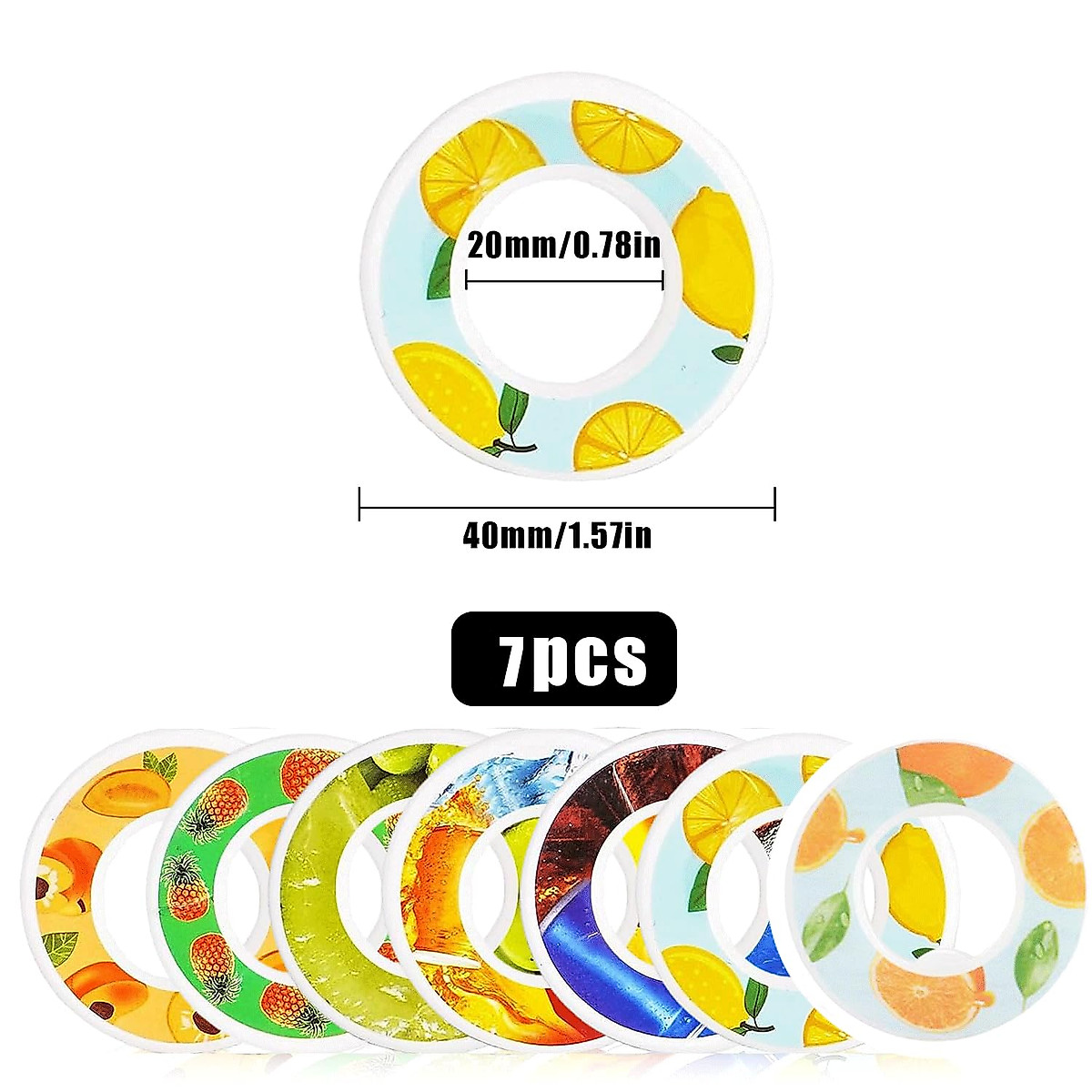 MANMANTAO 7Pcs Water Bottle with Flavor Pods, Fruit Fragrance Pods Water Bottle, Scent Water Cup, Sports Water Cup Suitable for Gym and Outdoor Gift