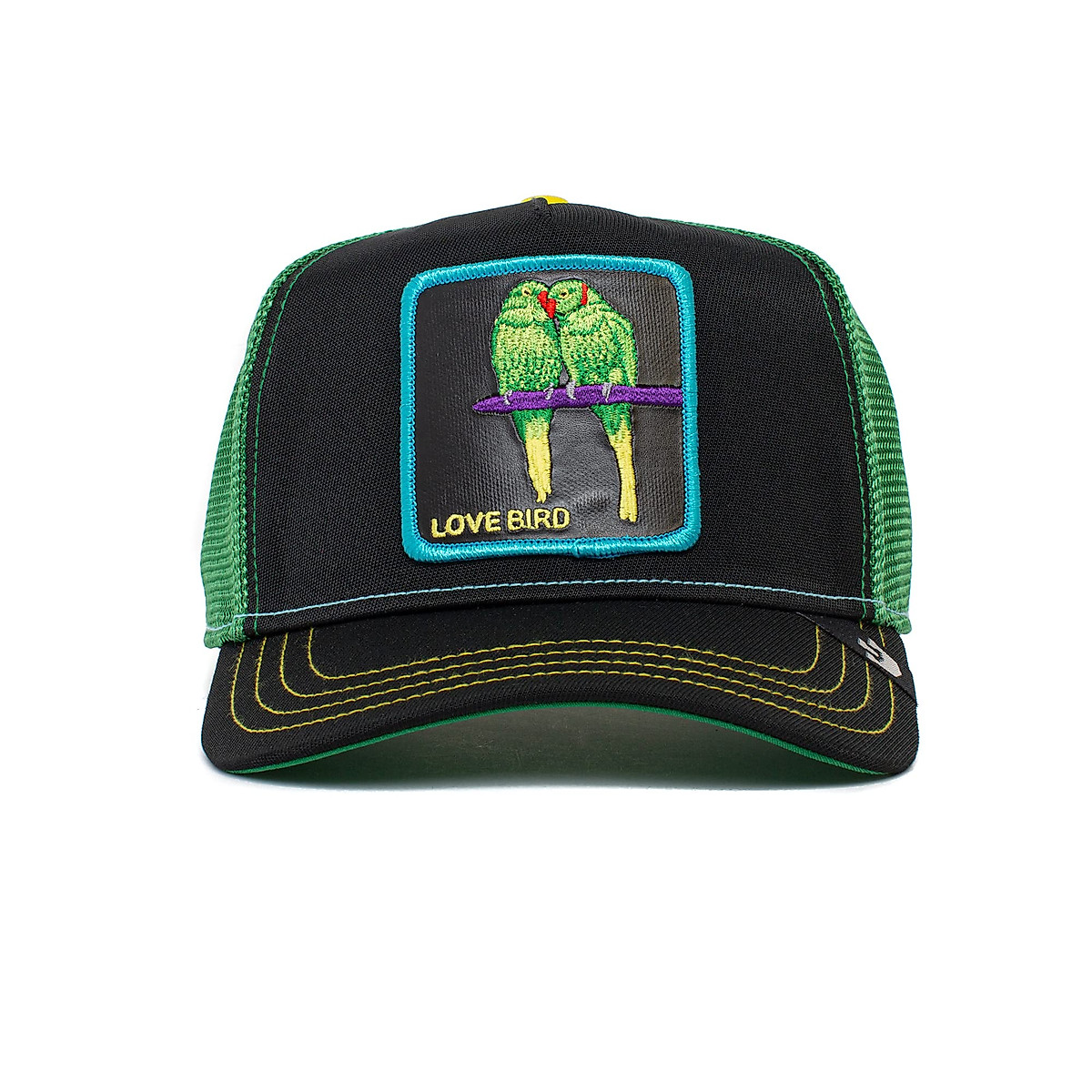Goorin Bros. The Farm Summer Nights Capsule Trucker Hat, Black Twitterpated, One Size