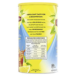 Lipton Iced Tea Mix, Lemon 38 qt