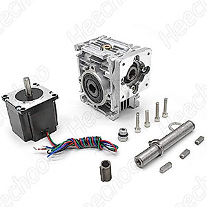 Worm Gear Nema23 Stepper Motor 3.5A L2.1inch Gearbox Ratio 30:1 Speed Reducer for CNC DIY Router