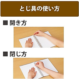 Kokuyo Campus Easy-Carry Slim Binder"Smart-Ring" B5 26-Ring Set OF 3 (Light Pink, Light Blue & Clear, B5)