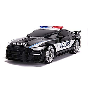 Jada Toys Hyperchargers 1:16 2020 Ford Mustang Shelby GT500 & 2019 Dodge Challenger SRT Remote Control Car, Toys for Kids and Adults
