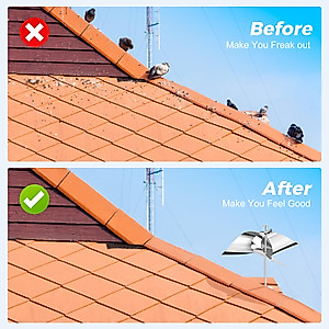 greenight 2 Pack Reflective Kites, Upgraded Wind Spinning Reflective Kites for Yard, Garden, Rooftop and Vegetable Gardens, All Birds Such as Woodpeckers and Pigeons Will Leave